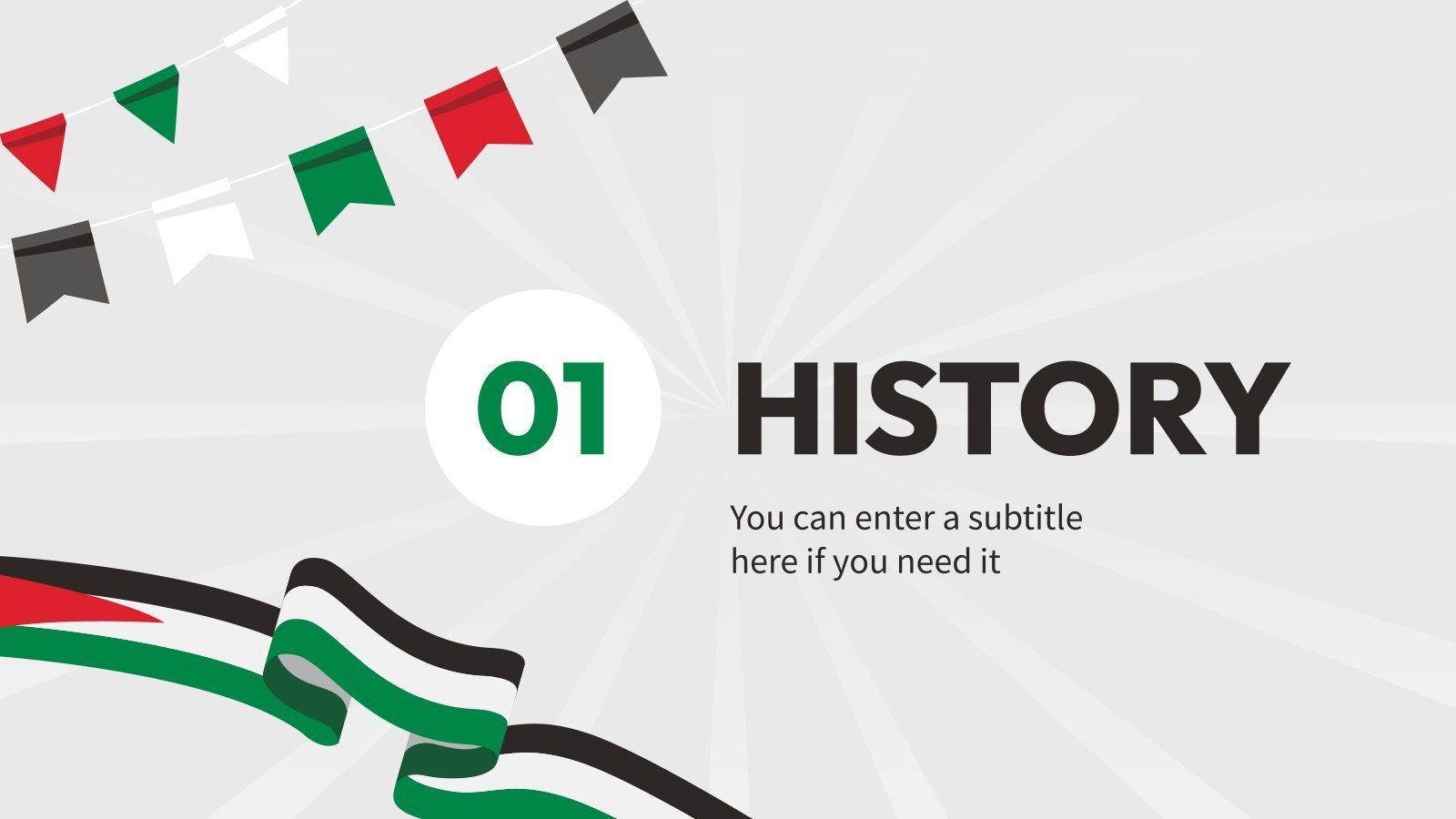 Palestine Flag Minitheme | Google Slides and PowerPoint