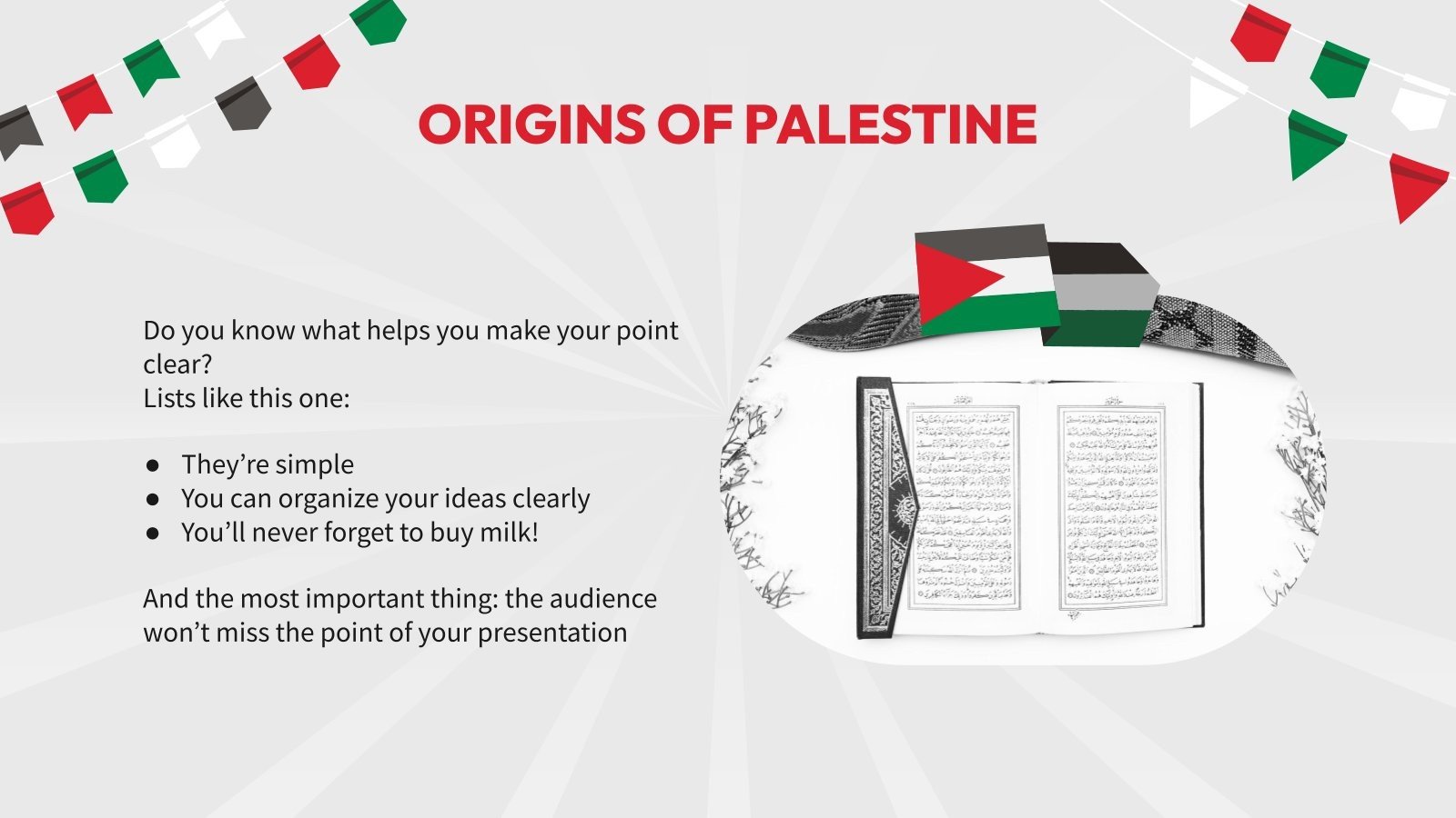 Palestine Flag Minitheme | Google Slides and PowerPoint