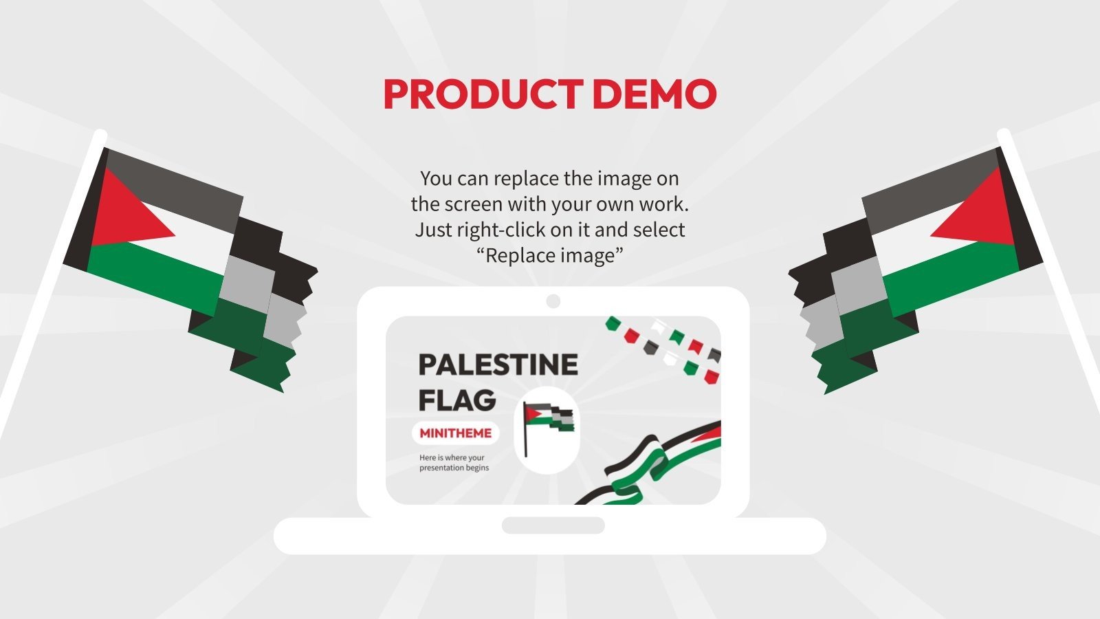 Palestine Flag Minitheme | Google Slides and PowerPoint
