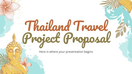 Free templates about Thailand for Google Slides & PPT