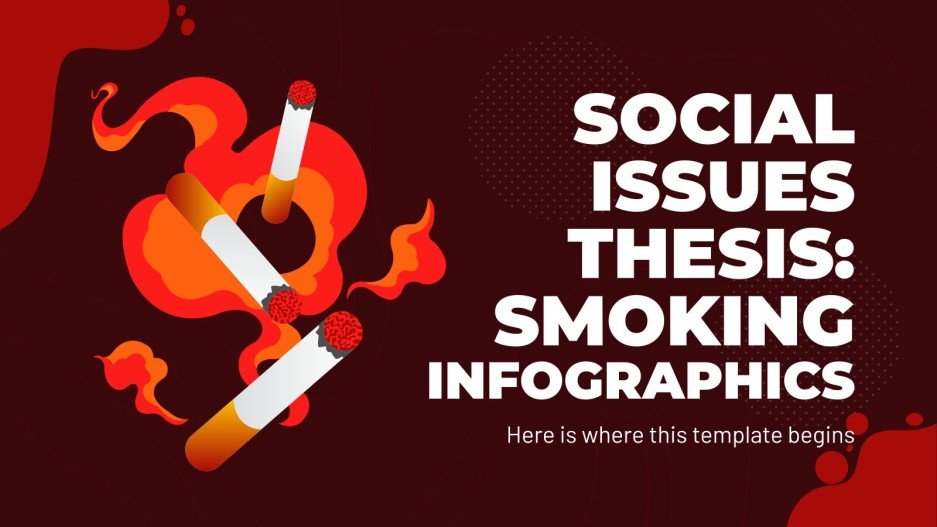 Social Issues Thesis: Smoking Infographics | Google Slides