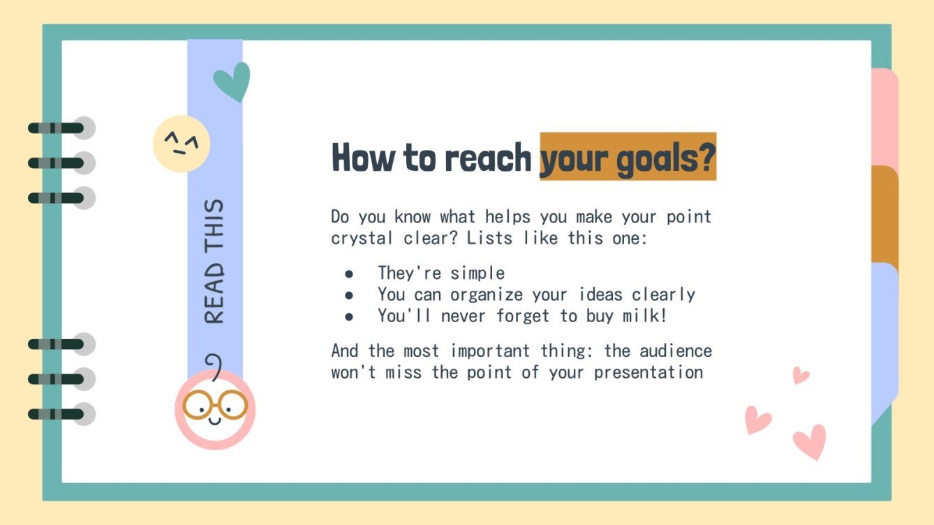 Cute Pastel Notebook | Google Slides & PowerPoint