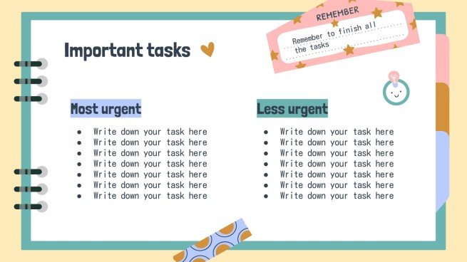 Cute Pastel Notebook | Google Slides & PowerPoint