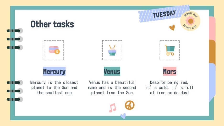 Cute Pastel Notebook | Google Slides & PowerPoint