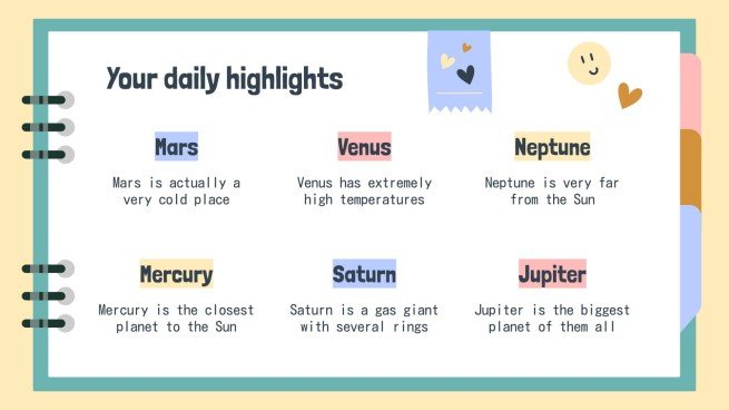 Cute Pastel Notebook | Google Slides & PowerPoint