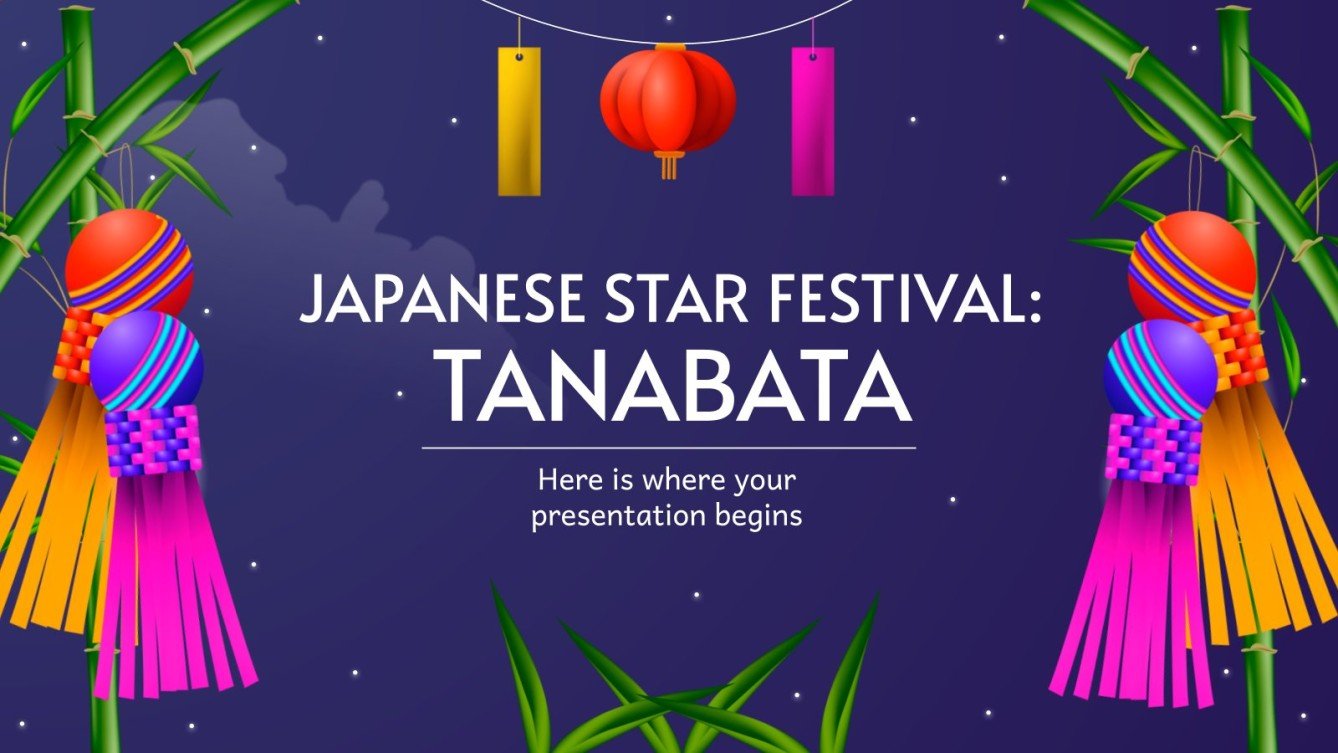 Japanese Star Festival: Tanabata | Google Slides & PowerPoint