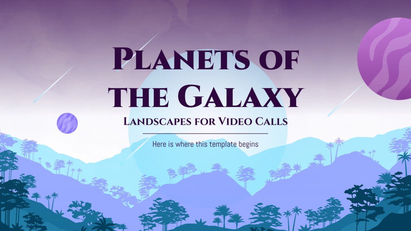Free Google Slides & PowerPoint Templates inspired by planets