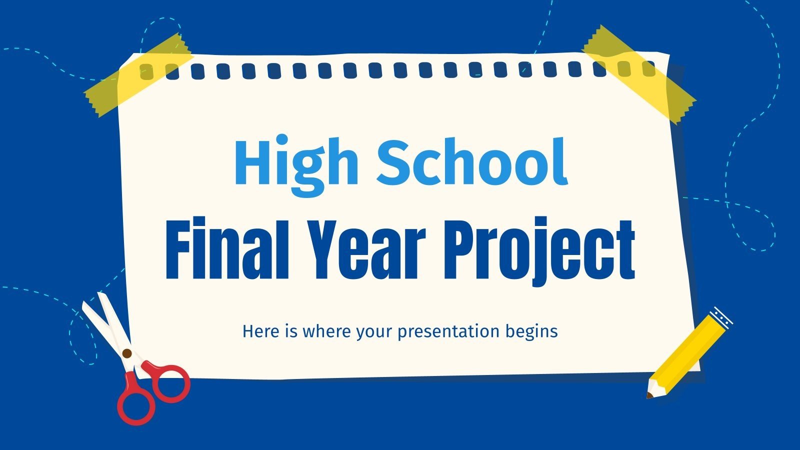 High School Final Year Project | Google Slides & PPT