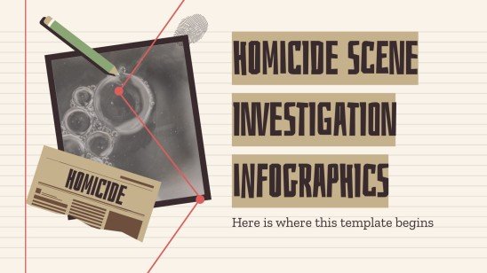Homicide Scene Investigation Infographics | Google Slides