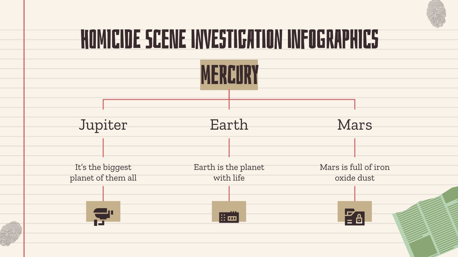 Homicide Scene Investigation Infographics | Google Slides
