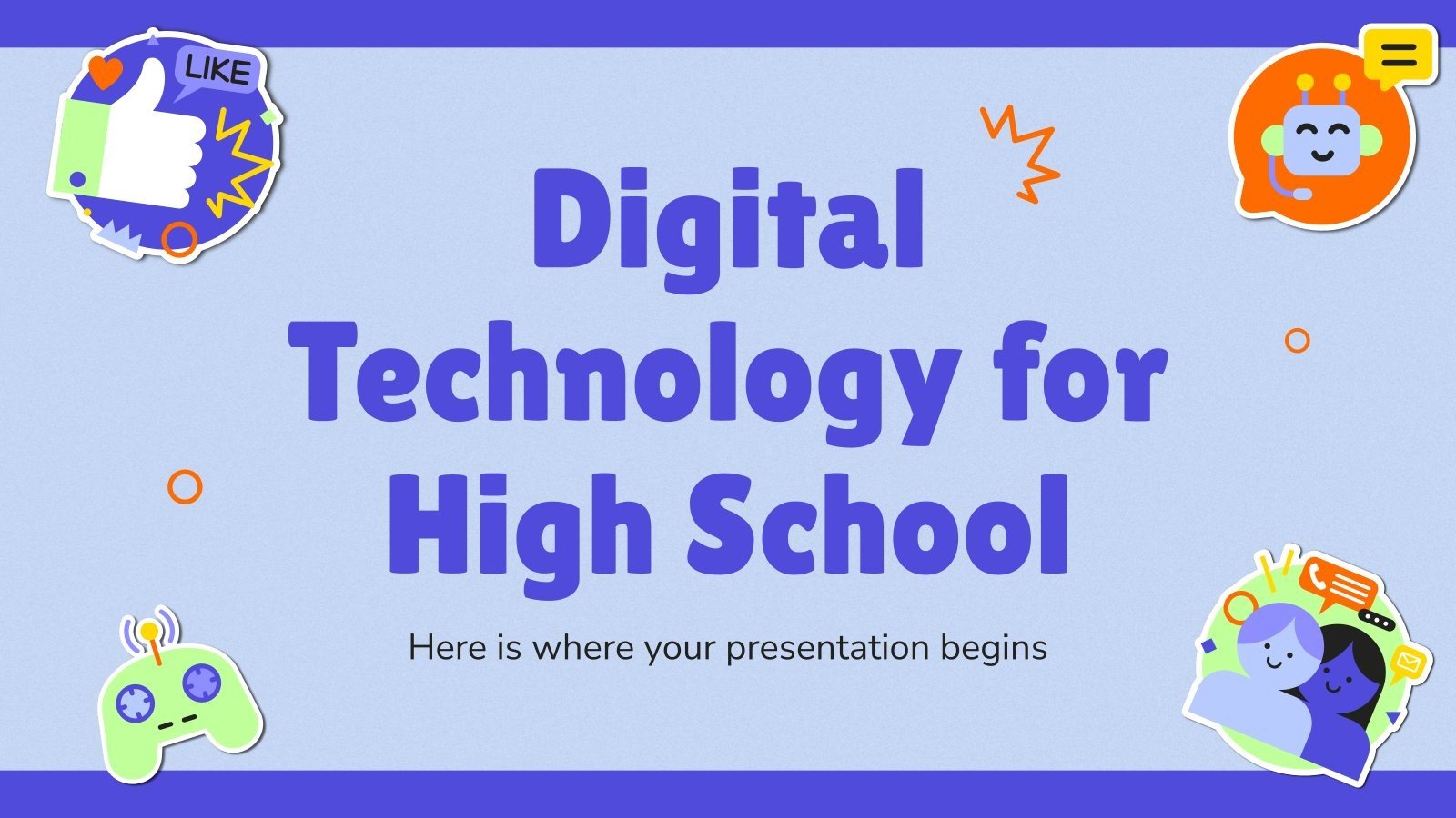 Digital Technology for High School | Google Slides & PPT