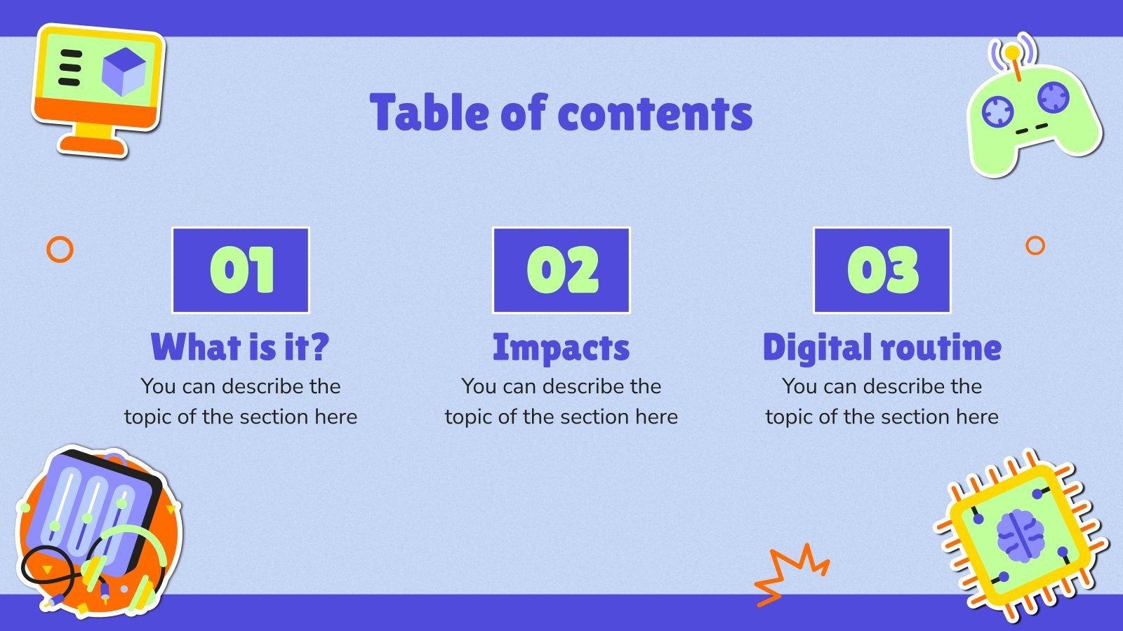 Digital Technology for High School | Google Slides & PPT