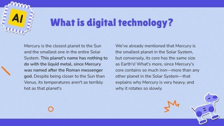 Digital Technology for High School | Google Slides & PPT