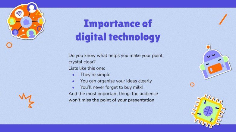 Digital Technology for High School | Google Slides & PPT