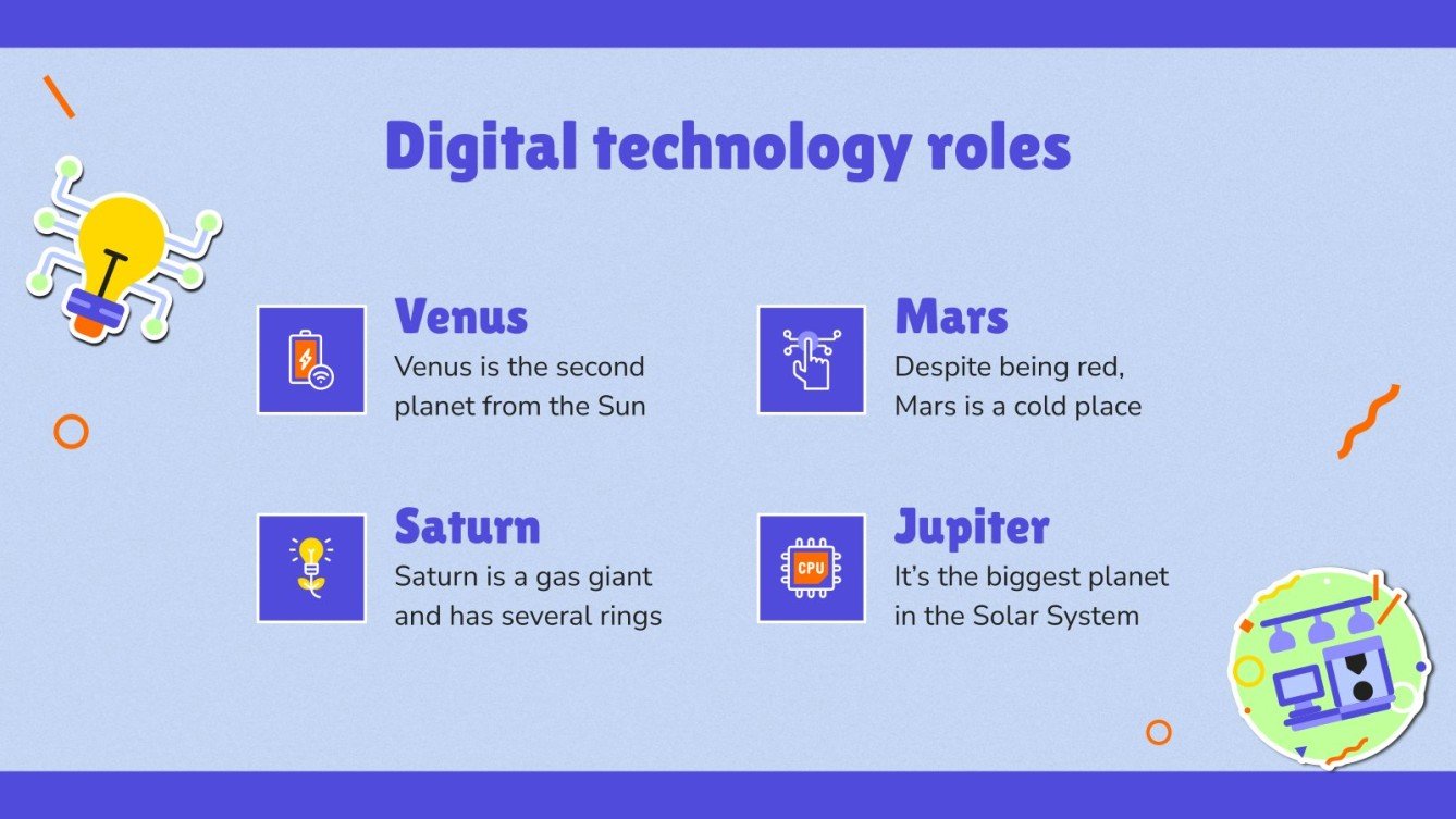 Digital Technology for High School | Google Slides & PPT