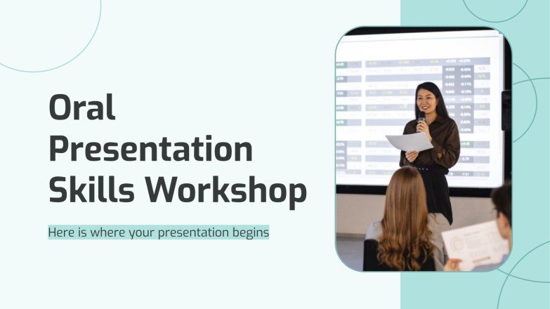 Oral Presentation Skills Workshop | Google Slides & PPT