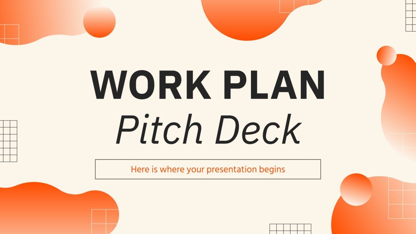 Work Plan Pitch Deck | Google Slides & PowerPoint