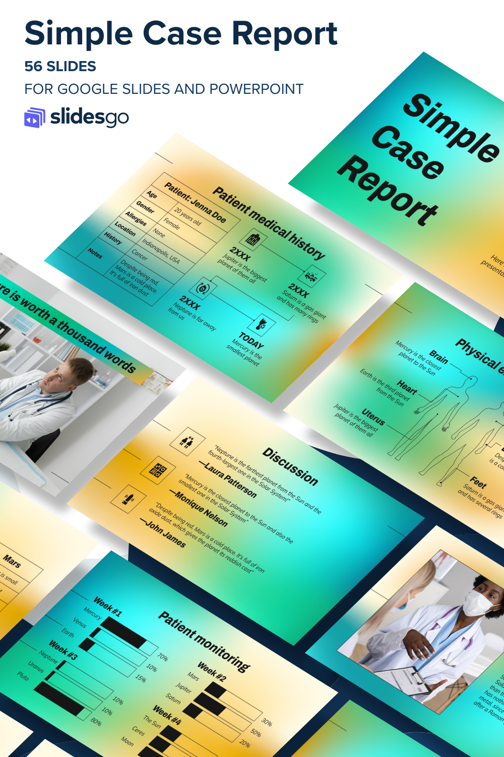 Simple Case Report | Google Slides & PowerPoint
