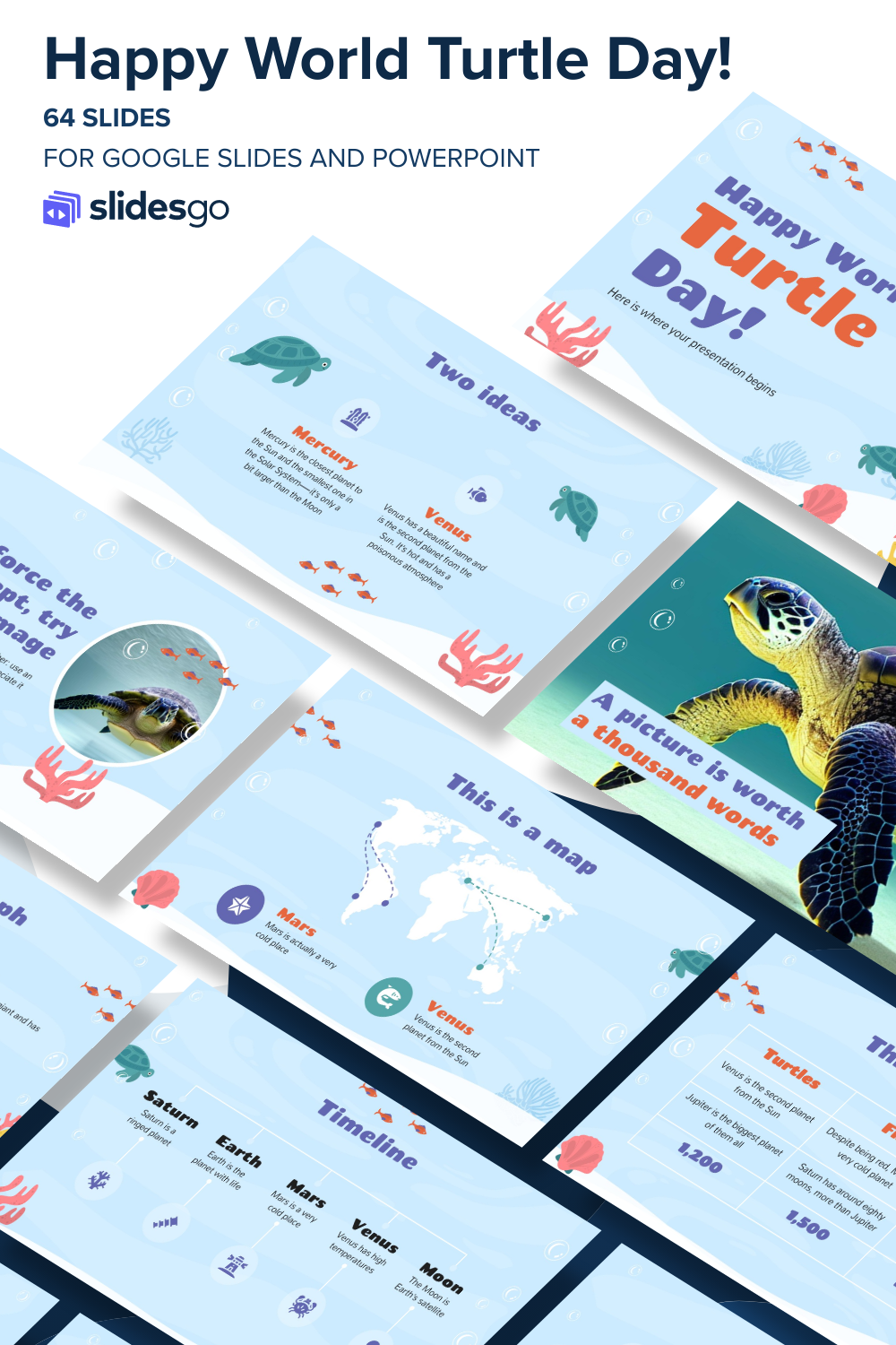 Happy World Turtle Day | Google Slides & PPT