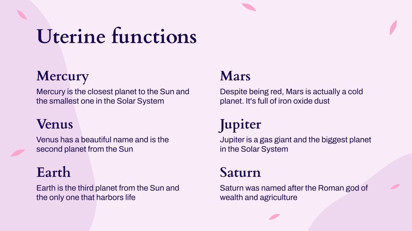 Uterus Medical Anatomy Lesson | Google Slides & PowerPoint