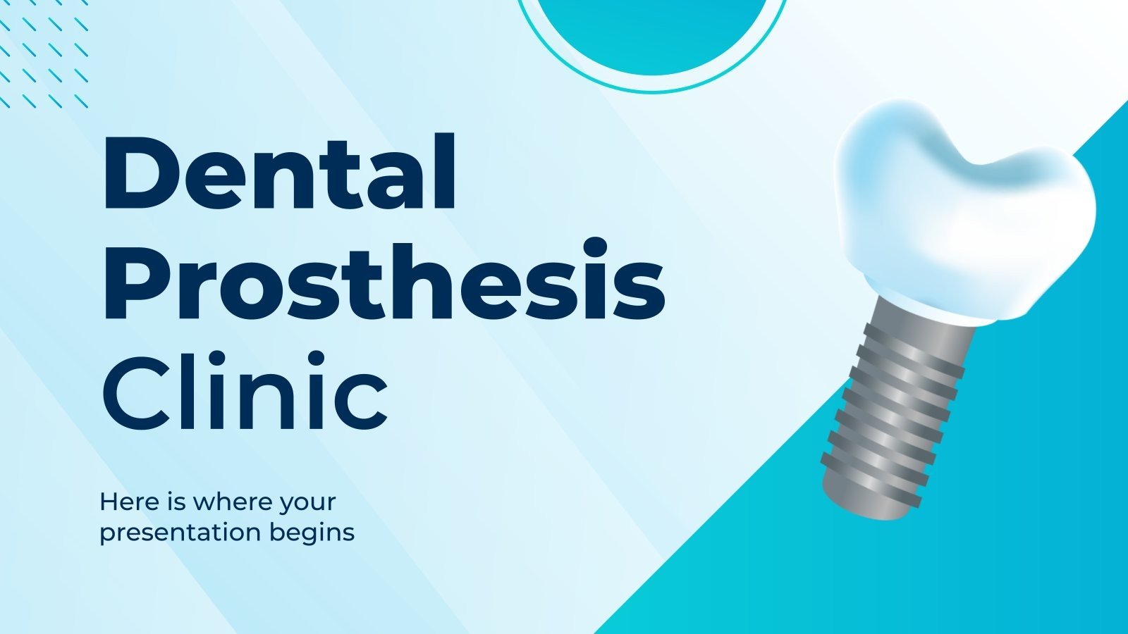 Dental Prosthesis Clinic | Google Slides & PowerPoint