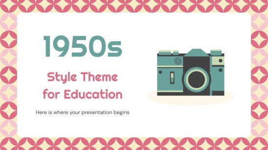 1950s Style Theme for Education | Google Slides & PowerPoint