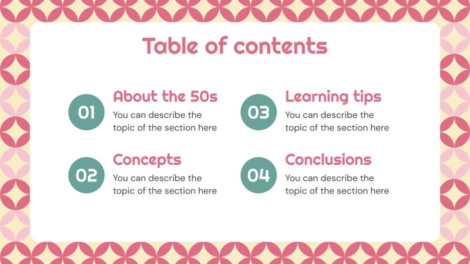 1950s Style Theme for Education | Google Slides & PowerPoint