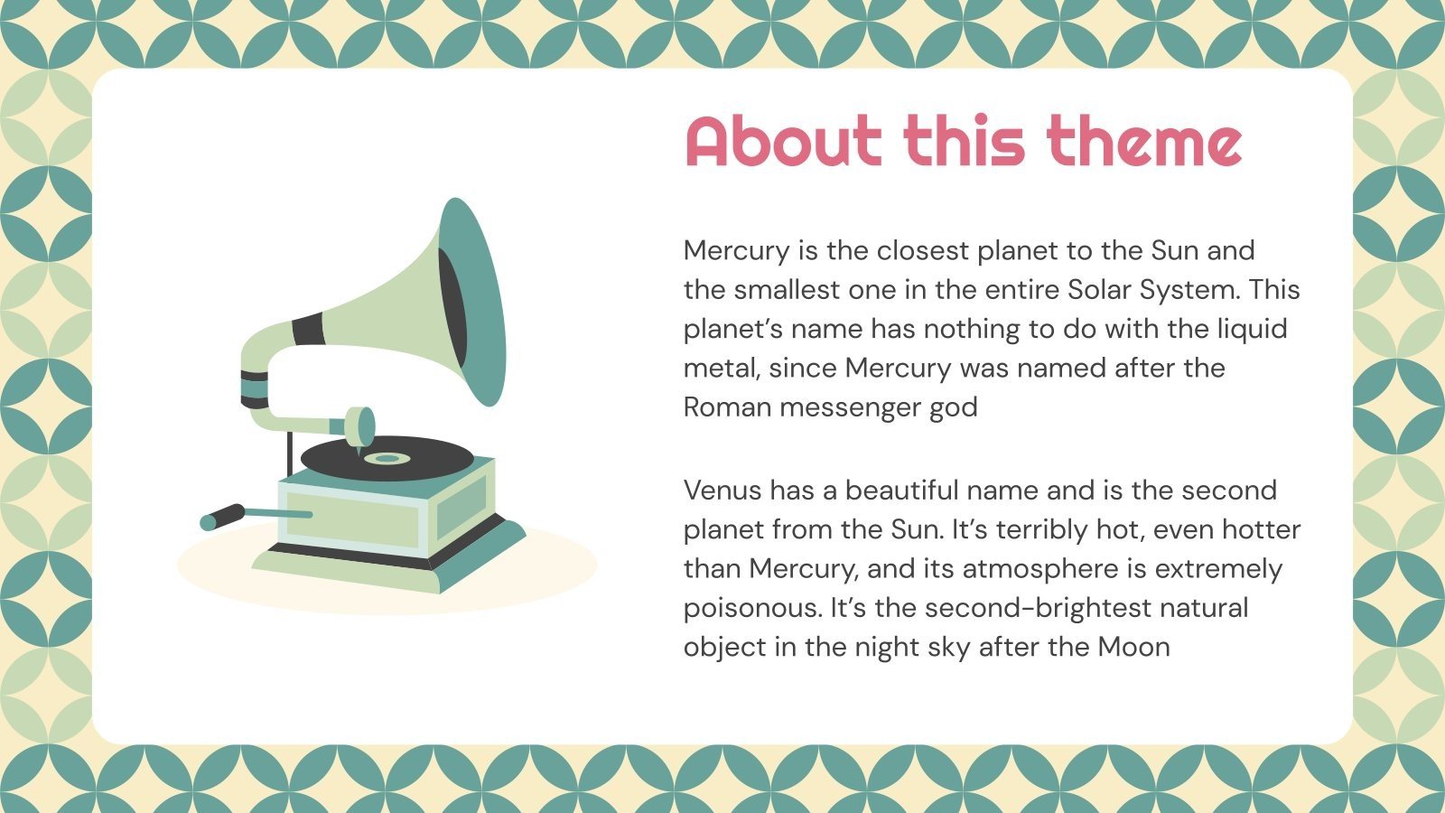 1950s Style Theme for Education | Google Slides & PowerPoint