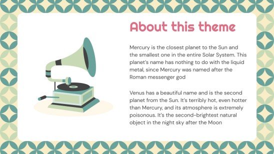 1950s Style Theme for Education | Google Slides & PowerPoint