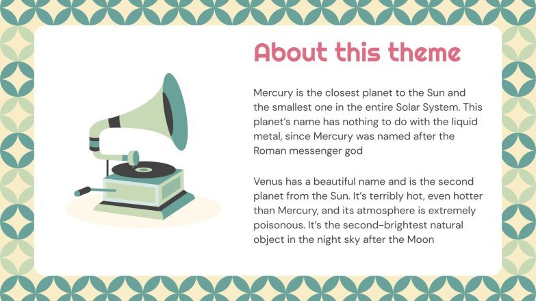 1950s Style Theme for Education | Google Slides & PowerPoint