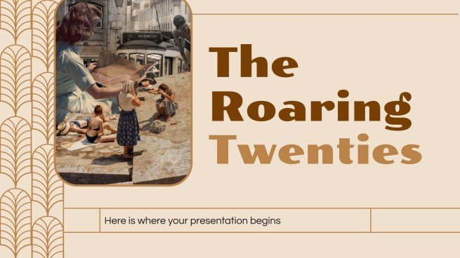 The Roaring Twenties | Google Slides and PowerPoint template
