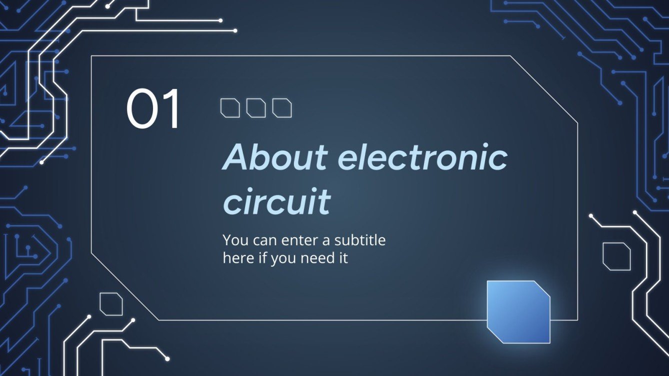 Minitema sobre circuitos eletrônicos | Google Slides e PPT