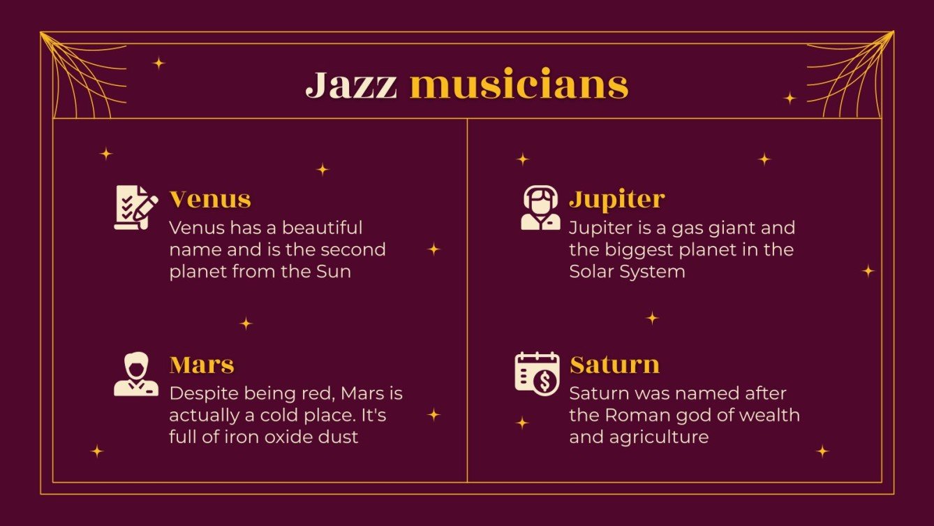 History of Jazz | Google Slides & PowerPoint