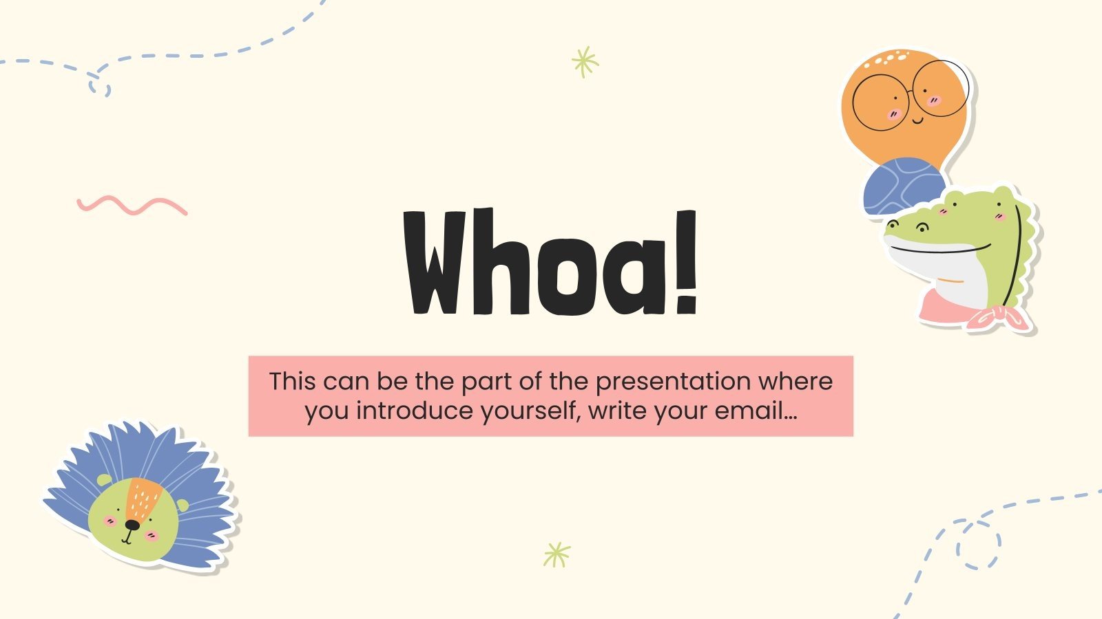 Cute Pre-K Lesson | Google Slides & PowerPoint