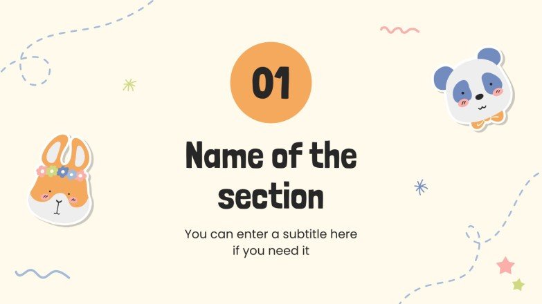 Cute Pre-K Lesson | Google Slides & PowerPoint