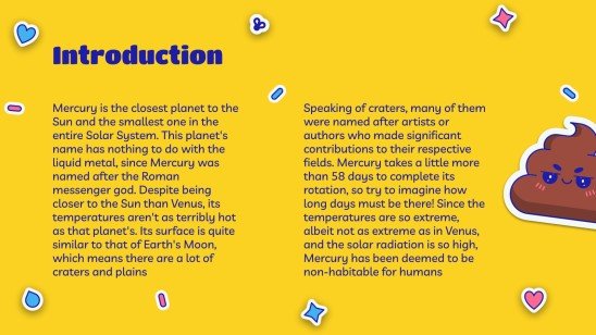 Minitema del emoji de la caca | Google Slides y PowerPoint