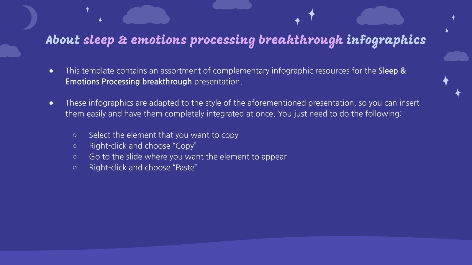 Sleep & Emotions Processing Breakthrough Infographics
