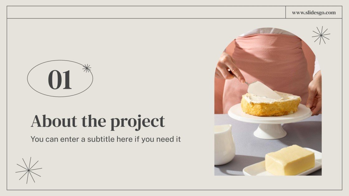 Homemade Cakes Brand Project Proposal | Google Slides