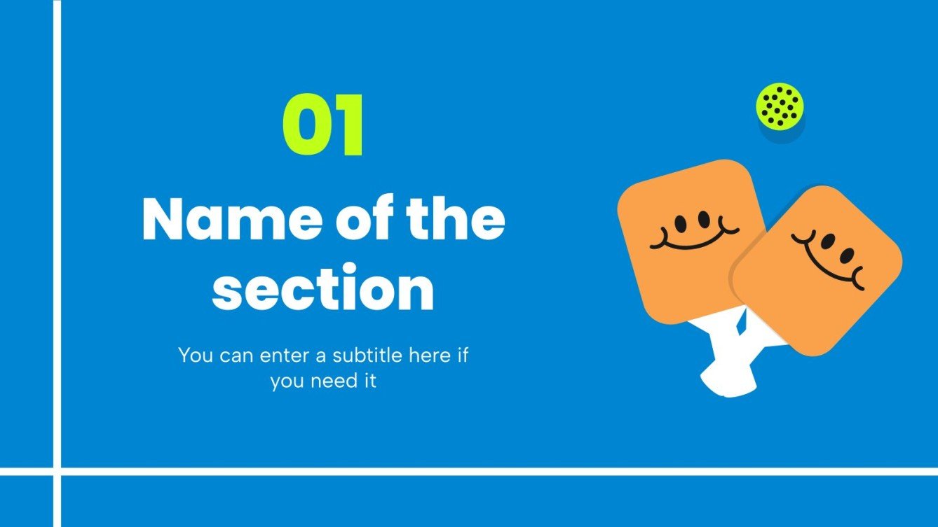 Pickleball Minitheme | Google Slides & PPT