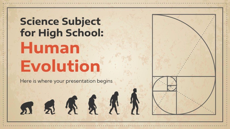Science for High School: Human Evolution | Google Slides