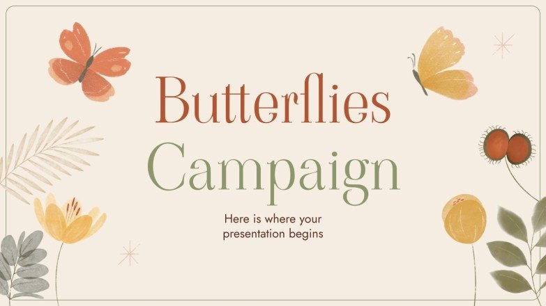 Free Butterfly Google Slides and PPT Templates