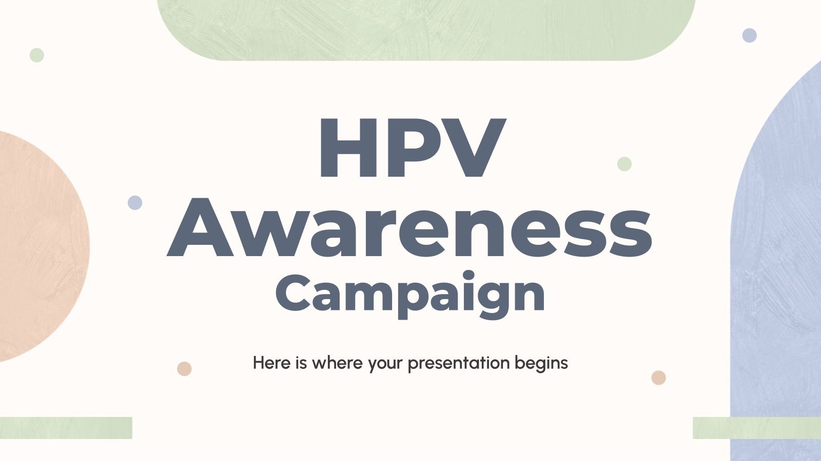 HPV Awareness Campaign | Google Slides and PowerPoint