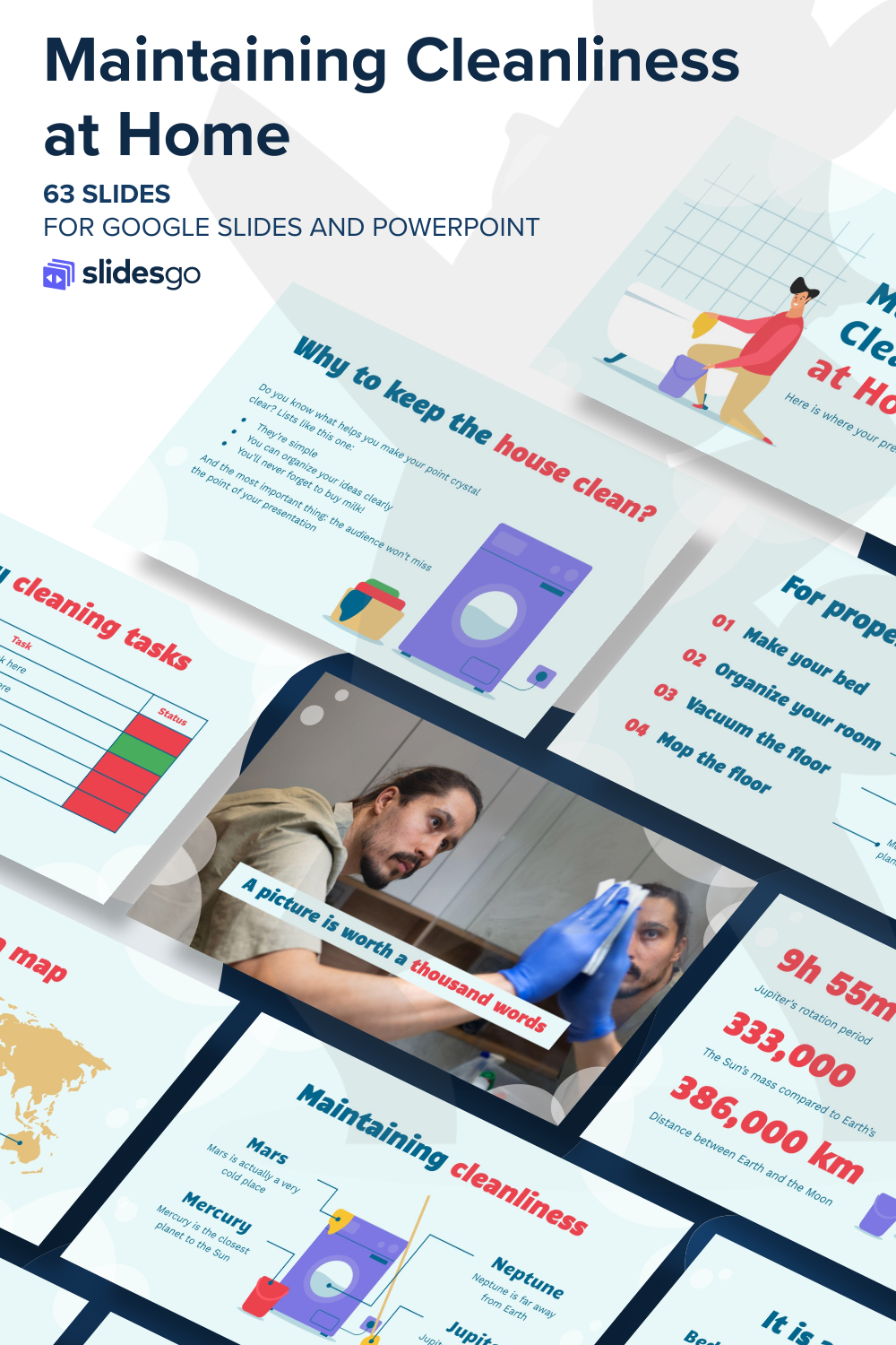 Maintaining Cleanliness at Home | Google Slides & PowerPoint