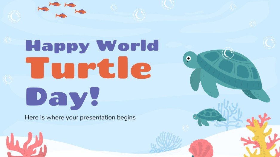 Happy World Turtle Day | Google Slides & PPT