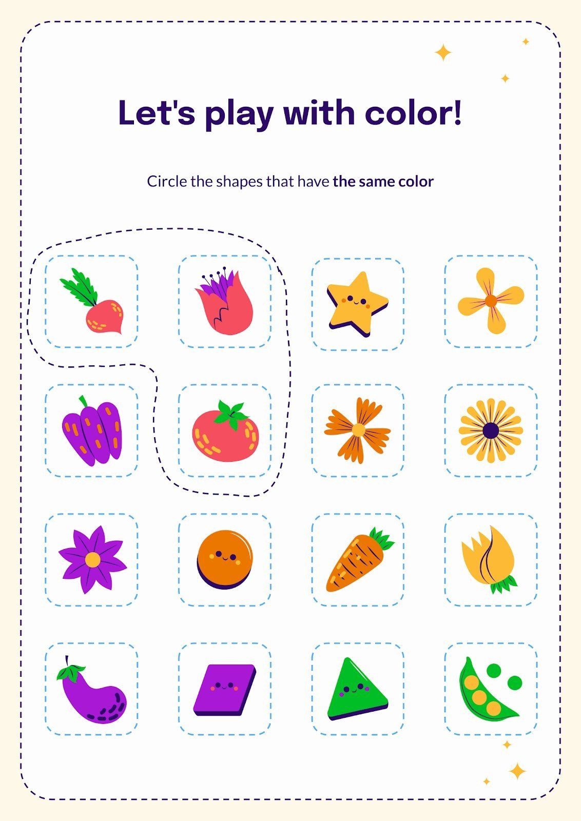 Activités imprimables : Feuilles de comparaison des formes