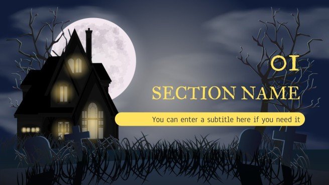 Scary Haunted House Minitheme | Google Slides & PowerPoint