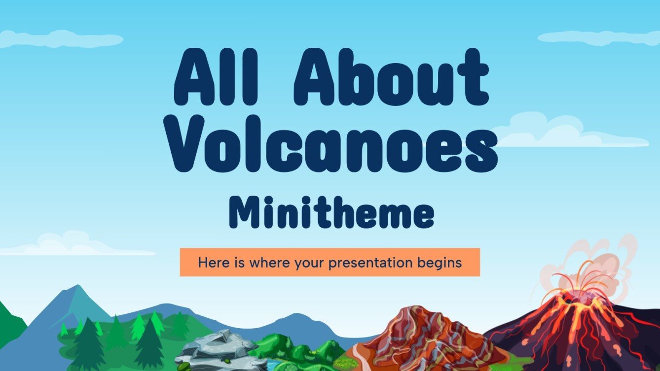 All About Volcanoes Minitheme | Google Slides & PPT