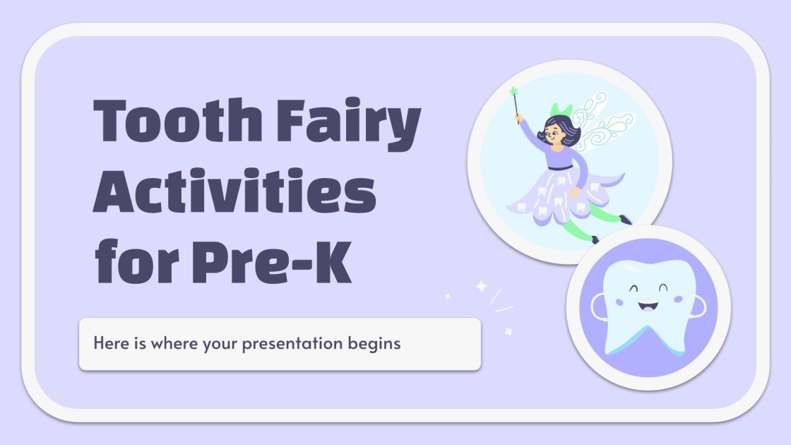 Tooth Fairy Activities for Pre-K | Google Slides & PPT
