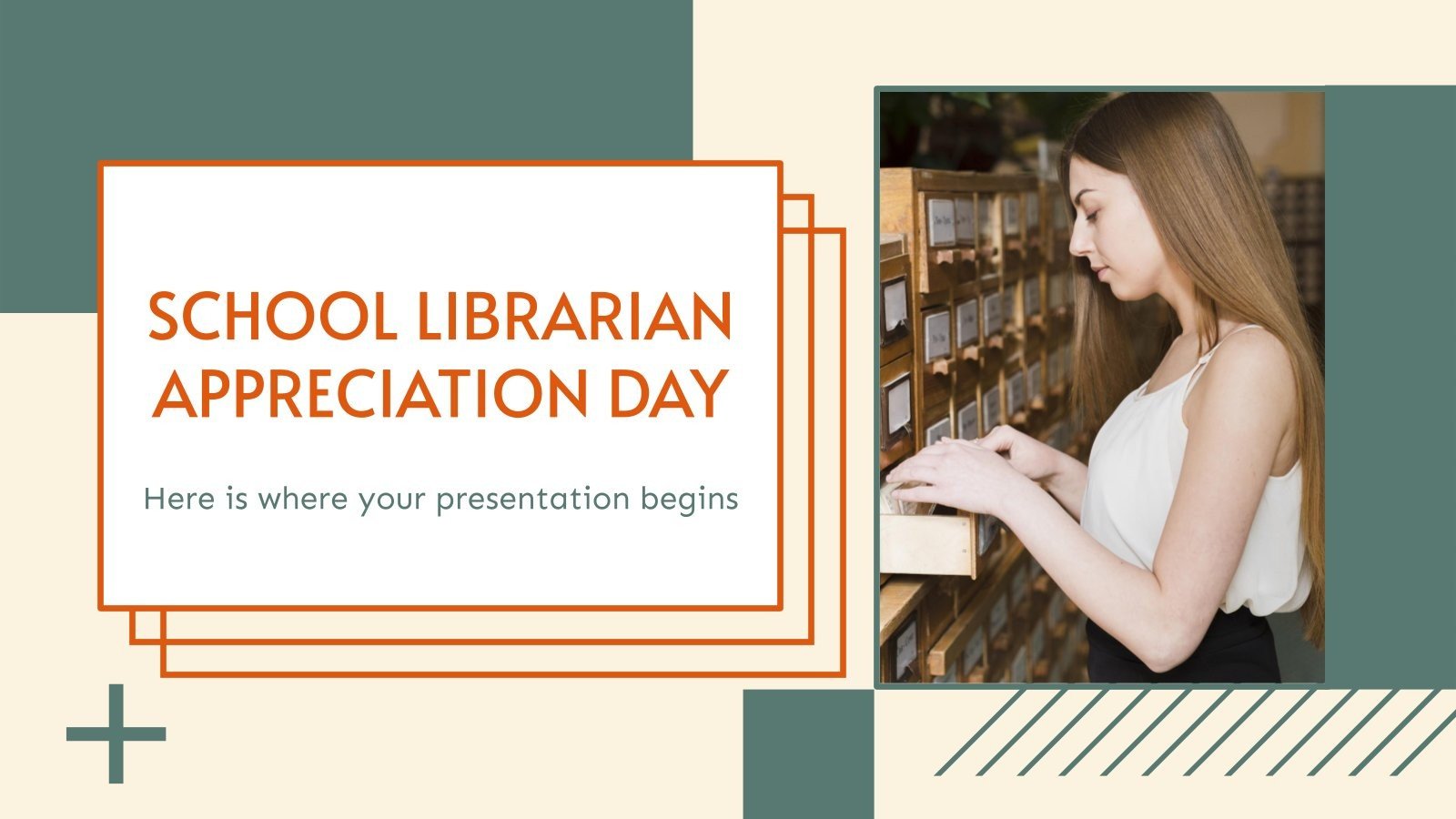 School Librarian Appreciation Day | Google Slides & PPT theme