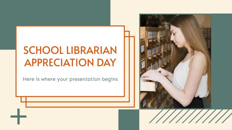 School Librarian Appreciation Day | Google Slides & PPT theme